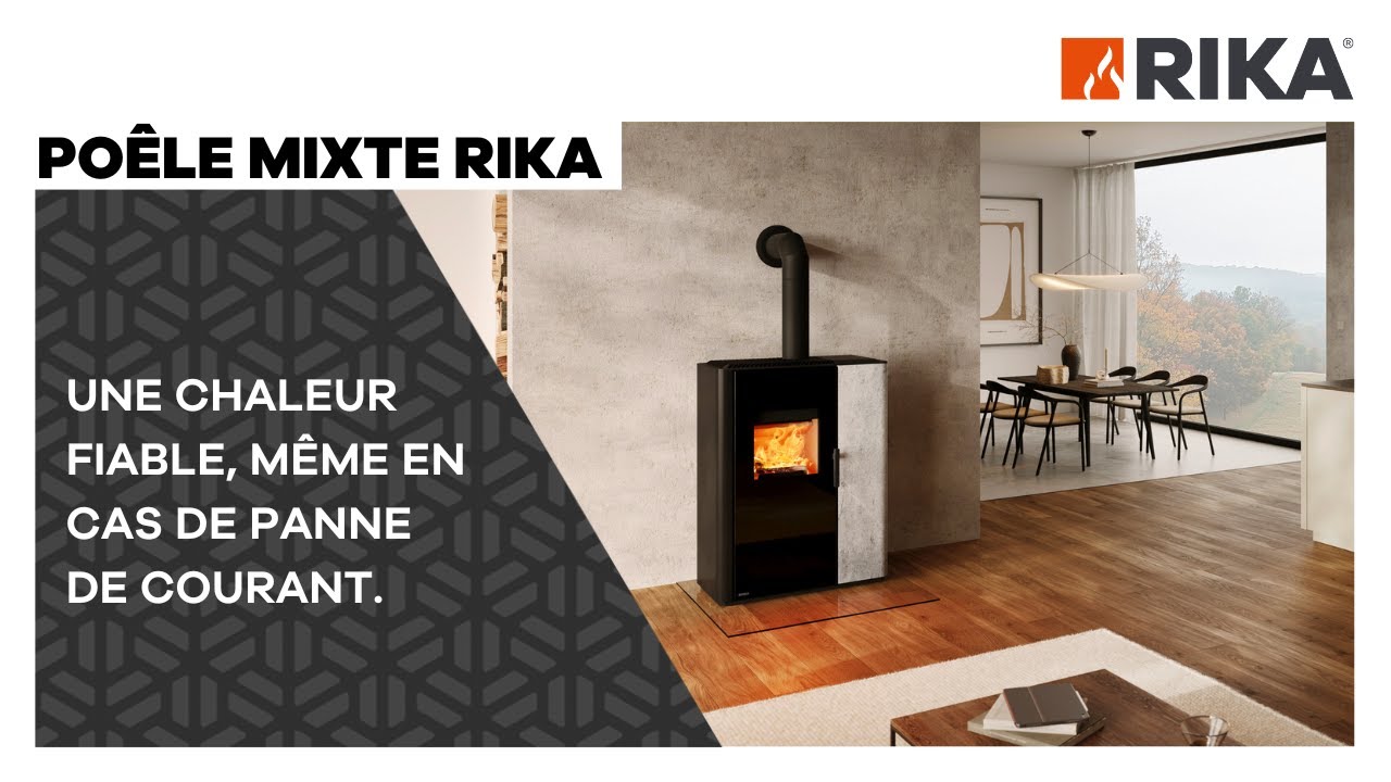 Le poêle mixte RIKA. | Une chaleur fiable, même sans électricité. | FR ...