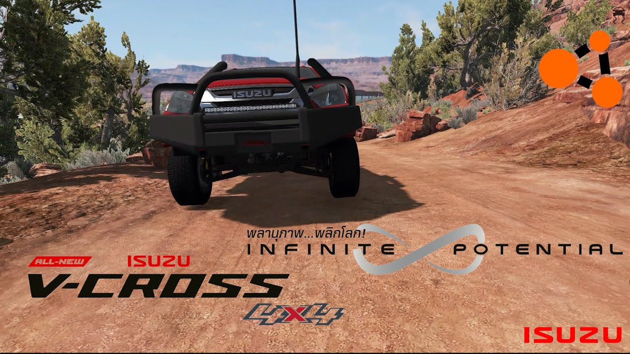 โฆษณา All New Isuzu D-max V-cross 4x4 พลานุภาพพลิกโลก - BeamNG.drive ...