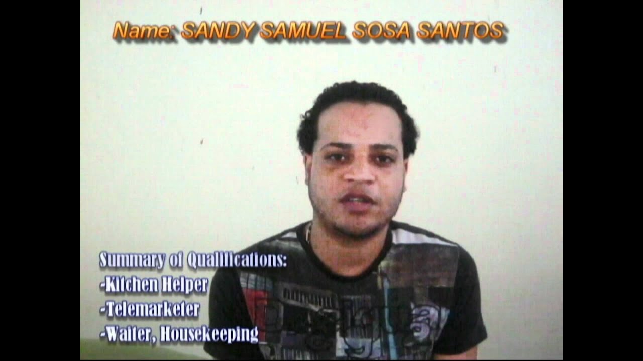 SANDY SAMUEL SOSA SANTOS.mp4 - YouTube