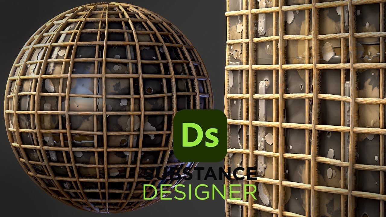 Stylized Metal Rods - Substance 3D Designer - YouTube