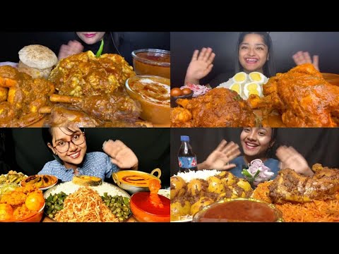 Whole Chicken 😳 Mutton Raan, Mutton Nalli, Mutton Fat, Egg Curries, Dal ...