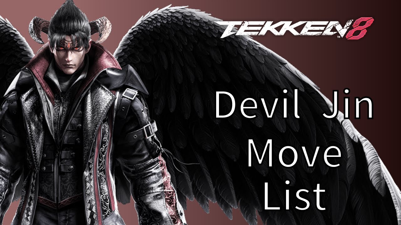 Tekken8 Devil Jin Move List Youtube