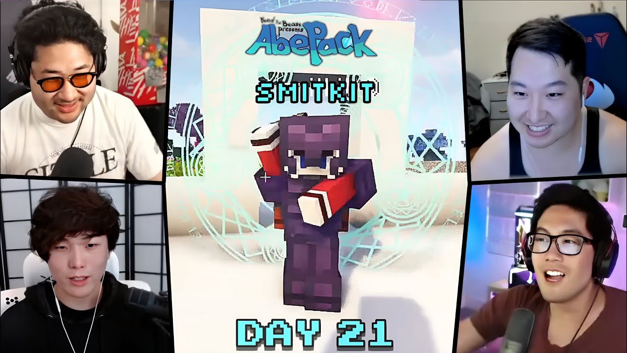 Celine is The Best Magician | AbePack Minecraft SMP (DAY 21) - YouTube