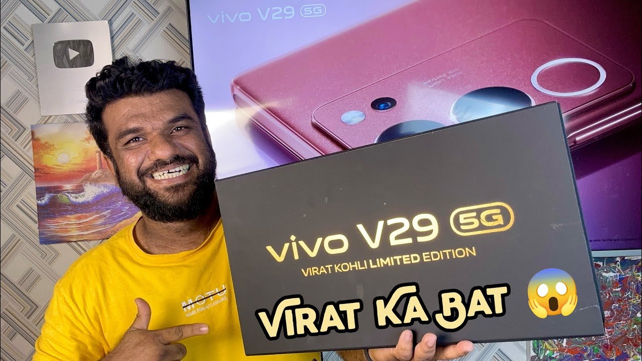 Virat Kholi Bat😍 Vivo V29 Launched In UAE Unboxing And Review - YouTube
