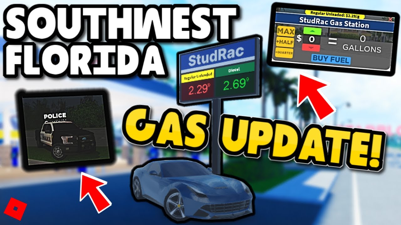 GAS UPDATE + NEW POLICE CAR In Southwest Florida! | ROBLOX - Southwest ...