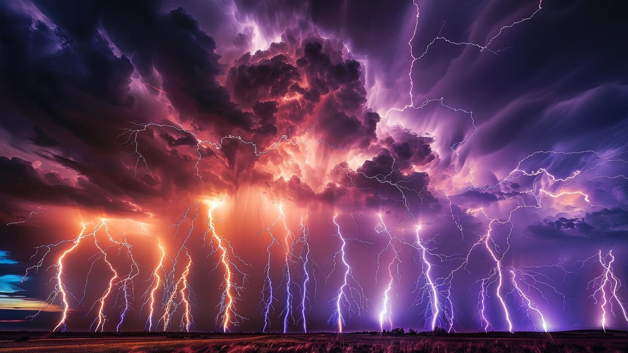 Real Thunderstorm Sounds Atmosphere for Sleeping & Relaxing | Real ...