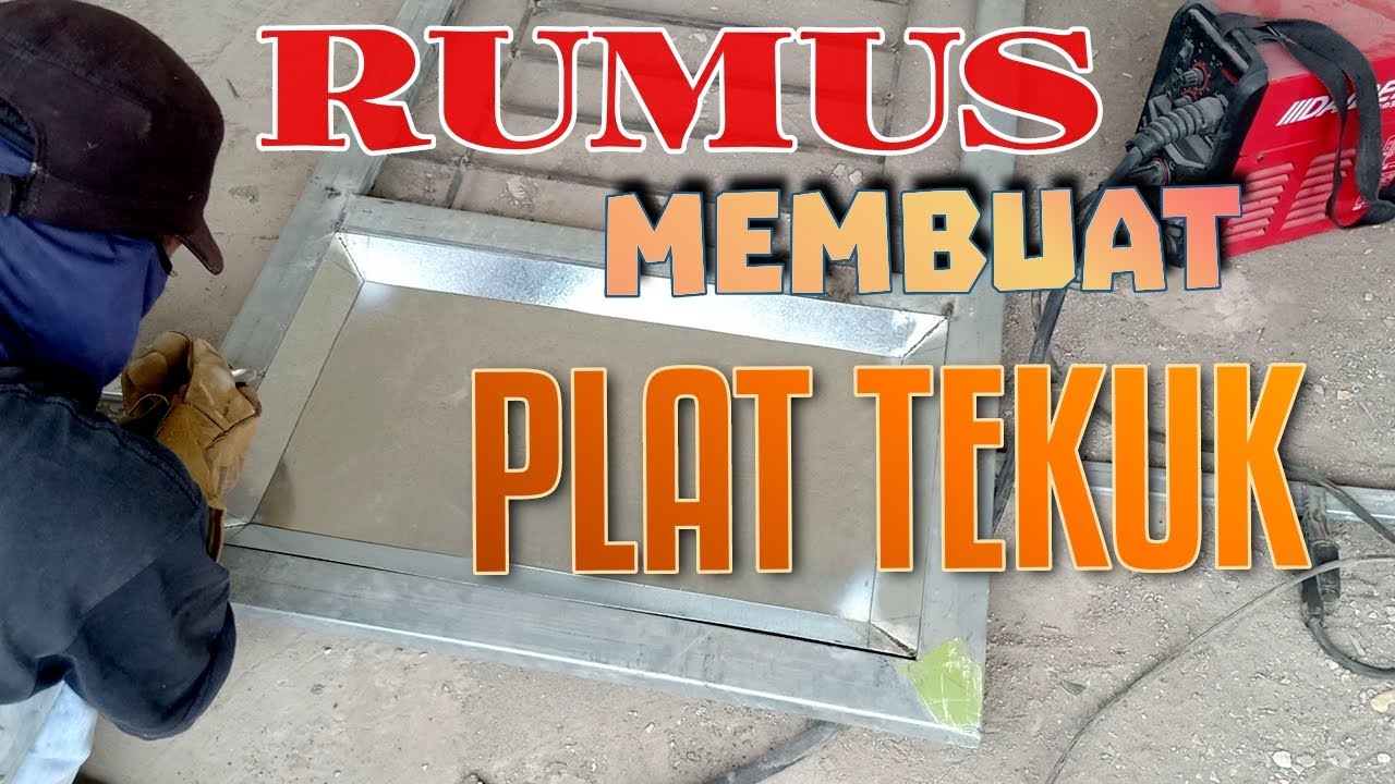 Cara Buat Plat Tekuk Manual,Untuk Daun Pintu. - YouTube