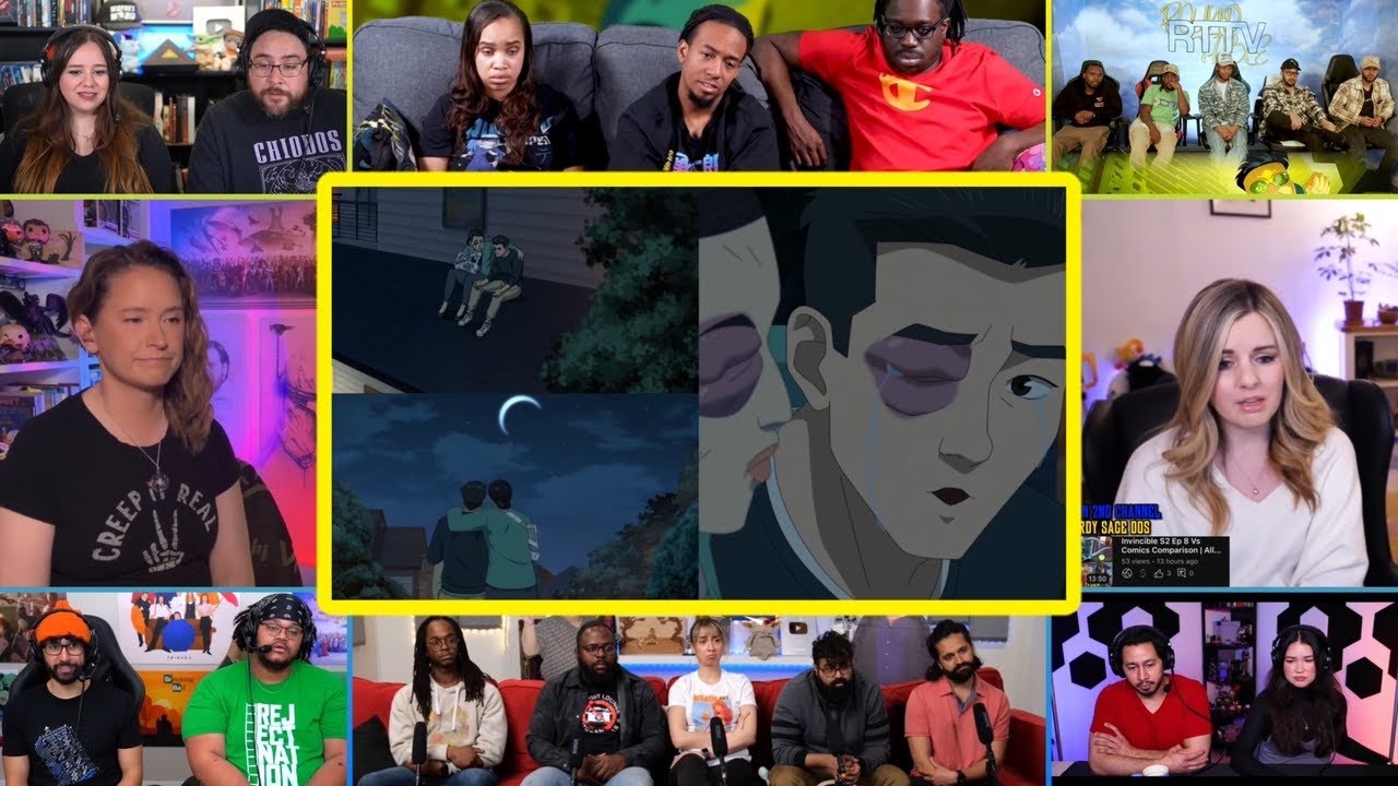 YouTubers React To Sad Mark & Debbie Scene | Invincible S2 Ep 8 ...