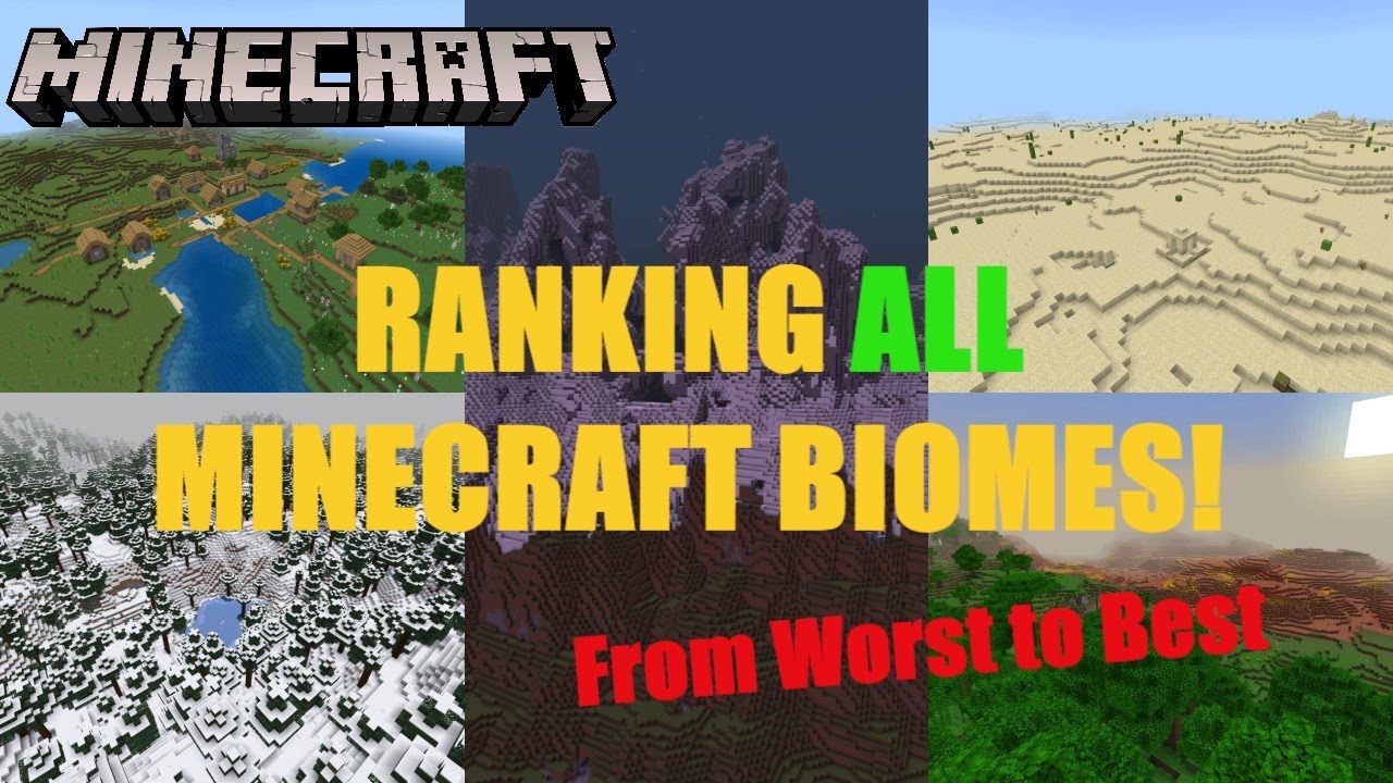 Ranking EVERY Minecraft Biome from Worst to Best! - YouTube