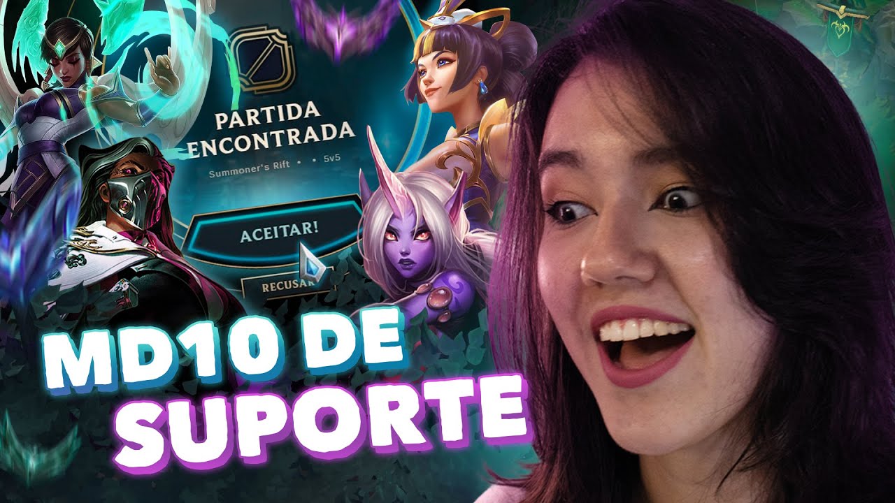 JOGANDO A MD10 DE SUPORTE! – PARTE #1 – League of Legends - YouTube