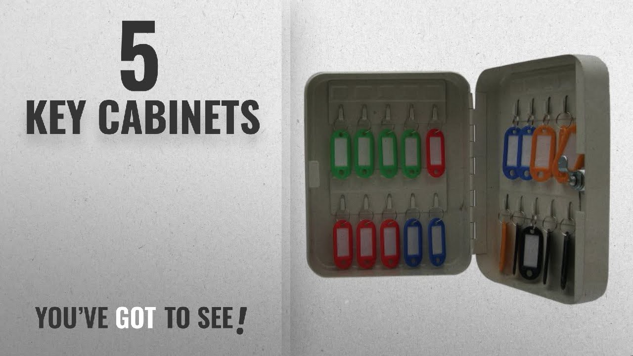 Top 10 Key Cabinets [2018]: Cathedral (KC20) Key Cabinet, 20 Keys - YouTube