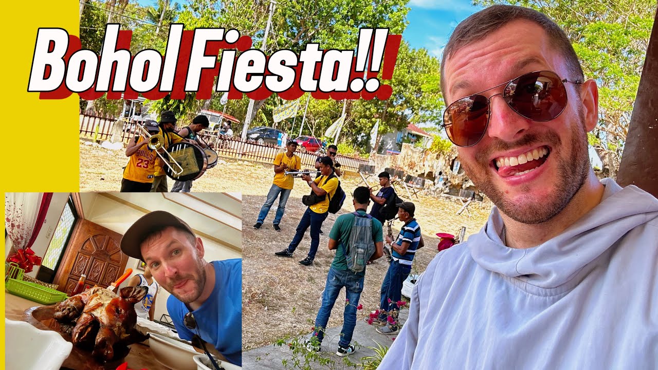We went to a FIESTA in BOHOL!! - YouTube