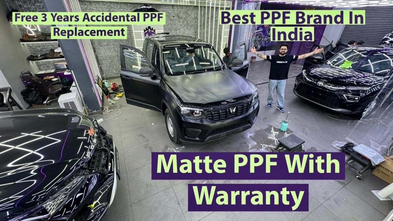 Mahindra Scorpio N Got Matte PPF Installed | Best PPF Brand In India ...