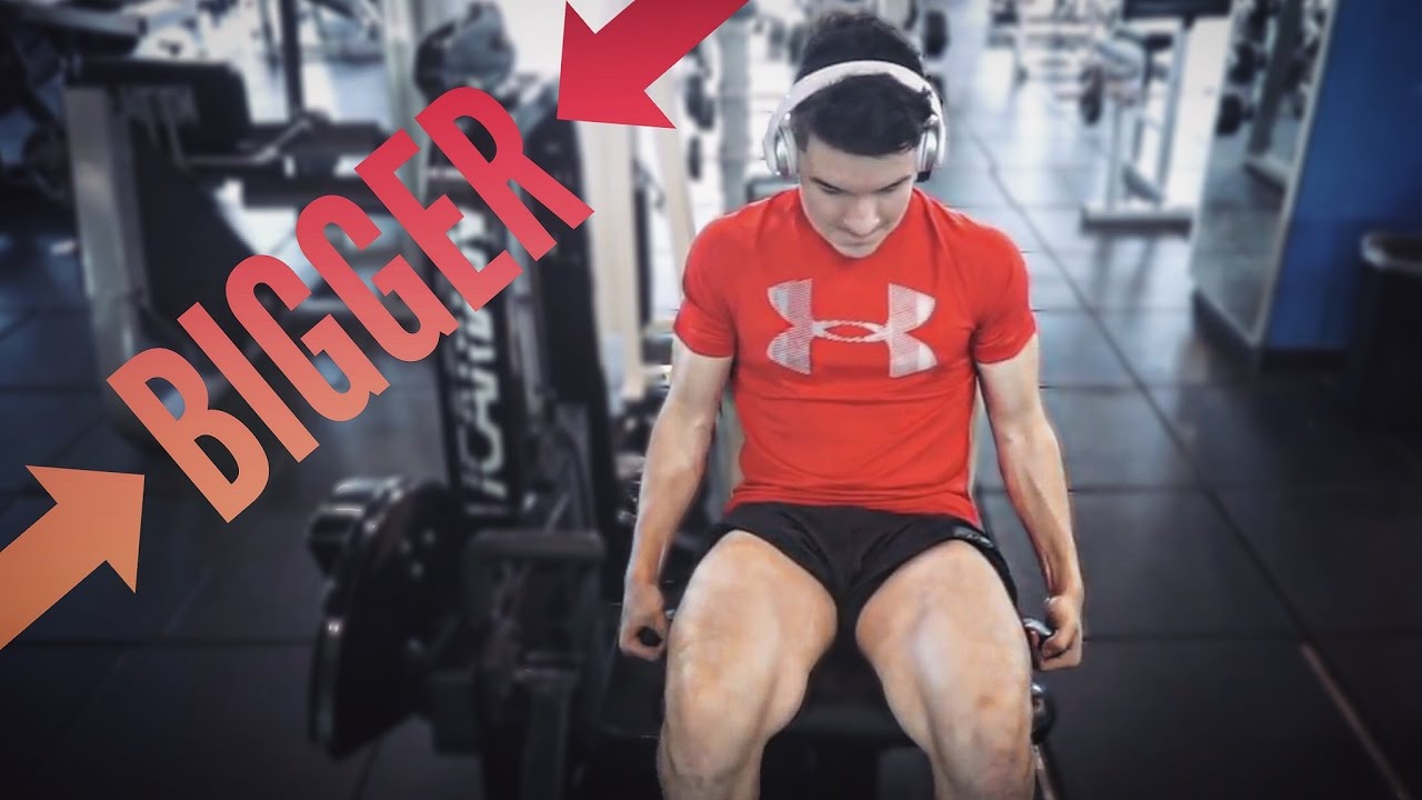 16 Year Old Bodybuilder Leg Workout for BIGGGER Legs - YouTube