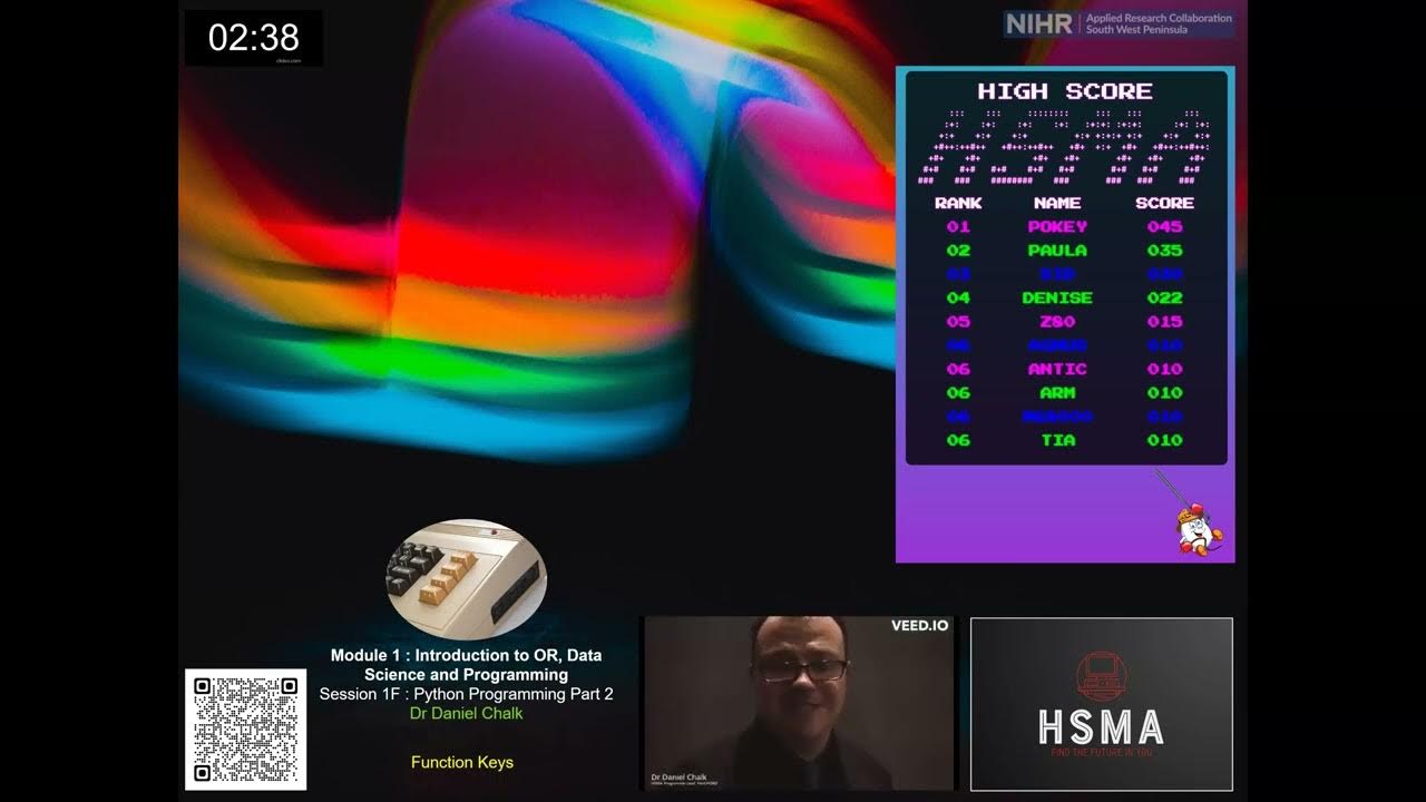 (HSMA 6 Day 5) 1F Python Programming Part 2 - YouTube