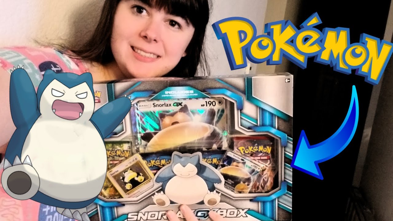 Opening Snorlax GX Pokémon Box - YouTube