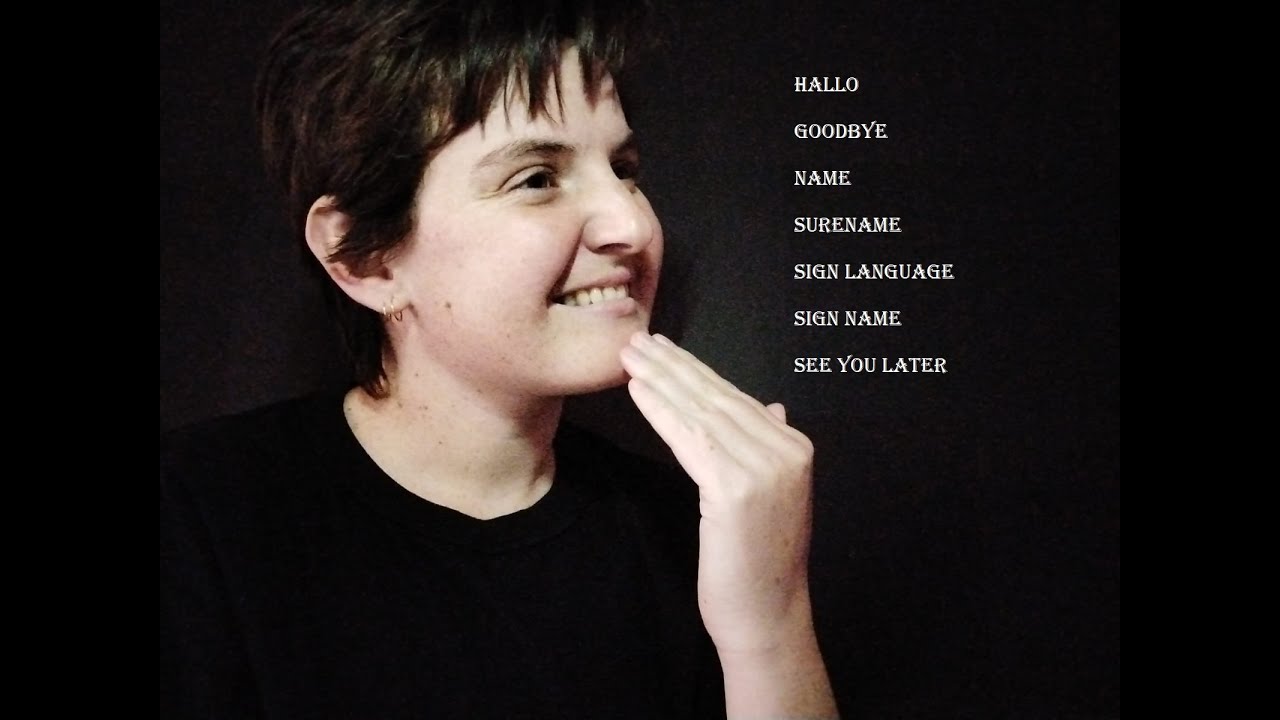 Part 1: A Beginner's of Basis Sign Language - YouTube