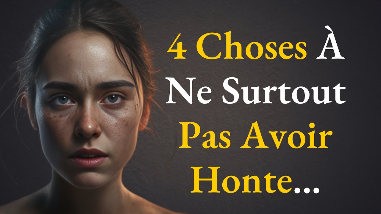 les 4 choses pour lesquelles vous ne devez plus jamais avoir honte ...