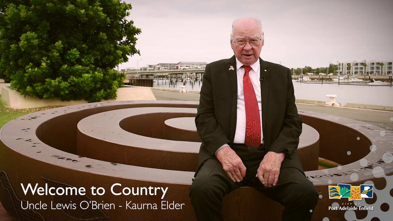 Kaurna Welcome to Country by Kaurna Elder Uncle Lewis O’Brien - YouTube