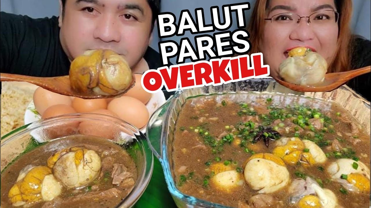 BEEF PARES BALUT MUKBANG | Mukbang Philippines - YouTube