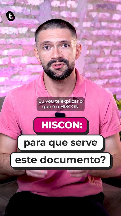 HISCON: sabe o que é? 📝 Confira o vídeo e saiba como trocar o seu # ...