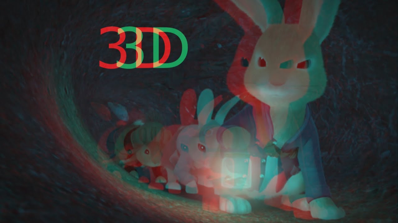 1 Second from Every Minute of 5 Peter Rabbit Halloween Episodes in 3D ...