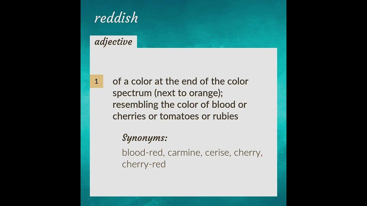 reddish-meaning-of-reddish-youtube