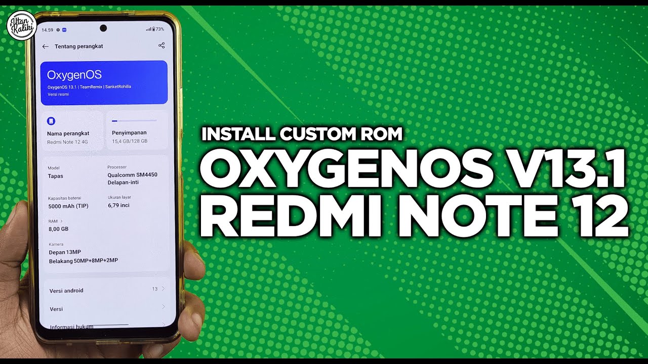 Install Custom Rom OxygenOS Redmi Note 12 - Fitur Lebih Lengkap ...