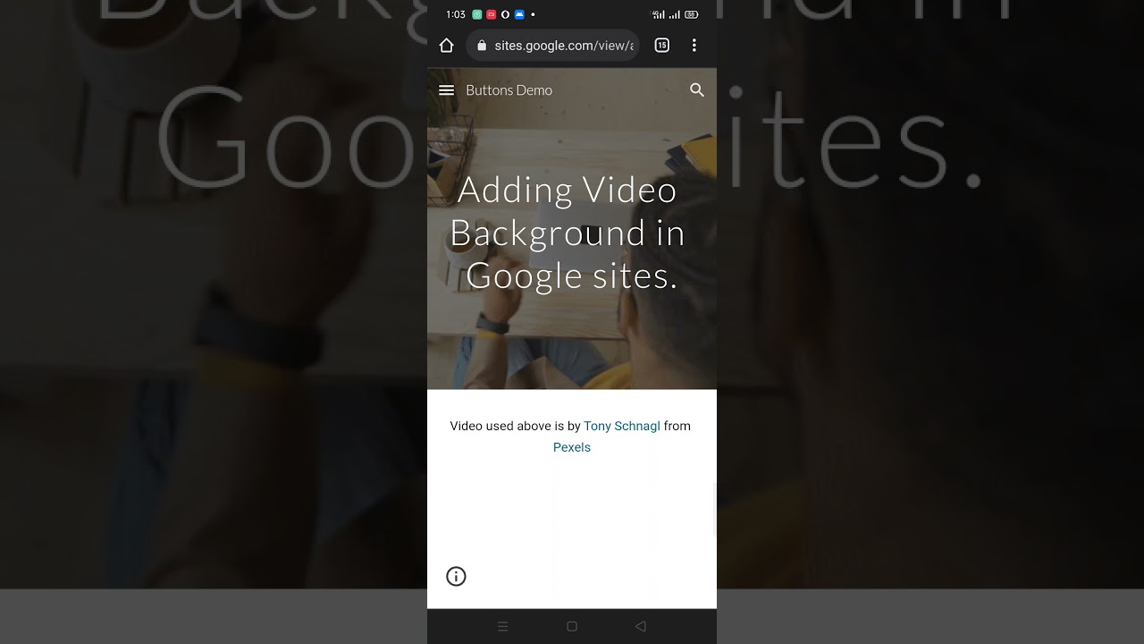 Adding Video Background To Google Sites - YouTube