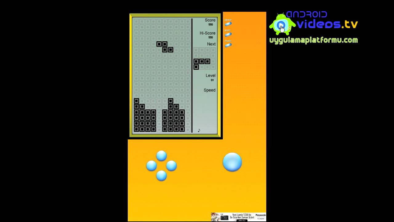 Android Tetris Classic - Brick Game - YouTube