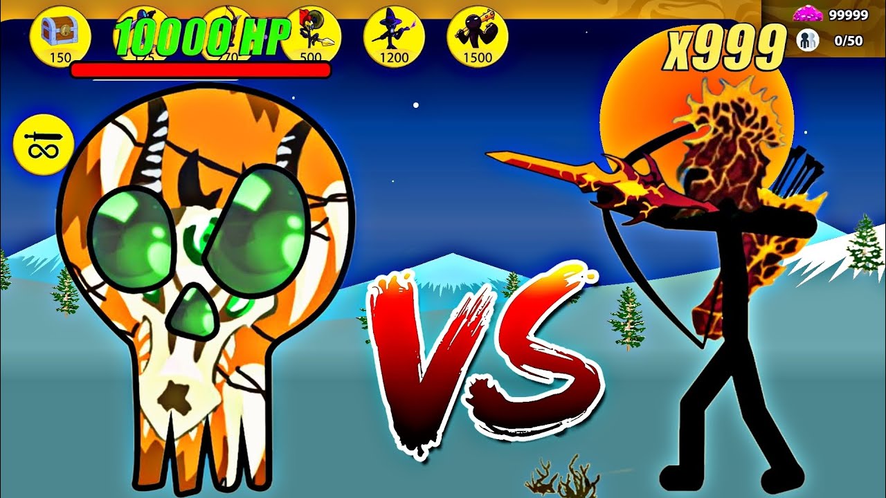 9999 PRINCE OF BURNING LAVA ARCHIDON VS 10000 HP SAVAGE GRIFFON | STICK ...