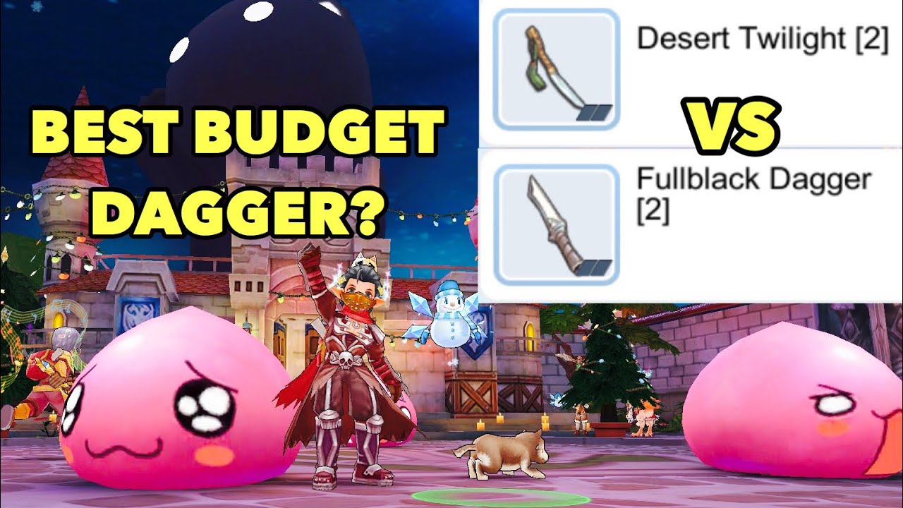 Best Budget Assassin Dagger - Full Black Dagger vs Desert Twilight ...