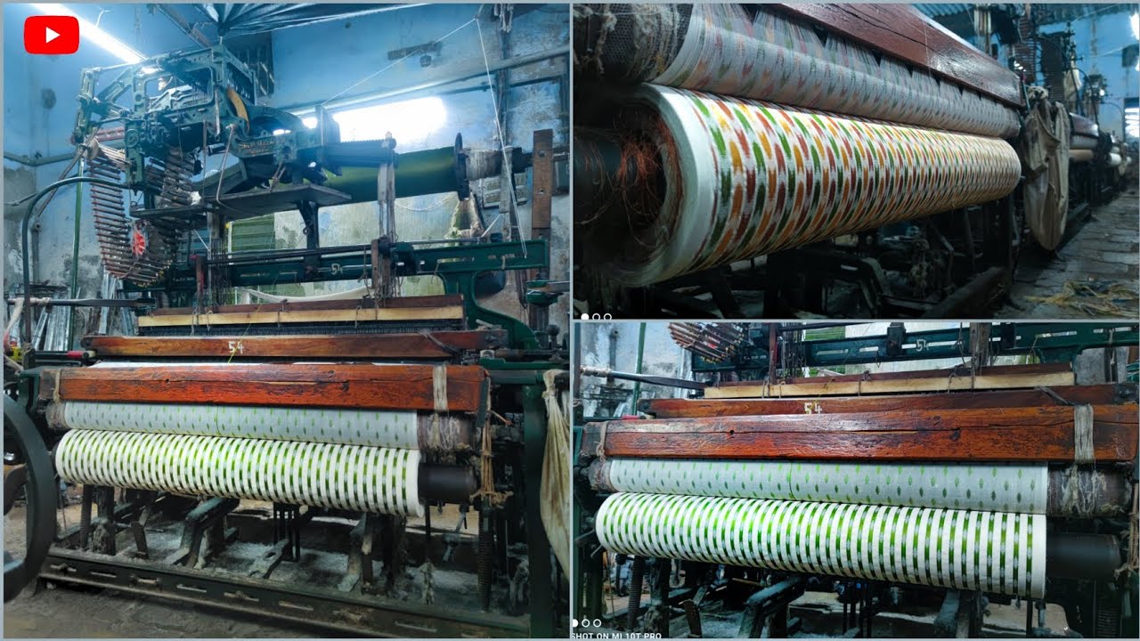 Bhiwandi Power Loom | Dobby Power Loom | देखिए कपड़ा कैसे बनता है - YouTube