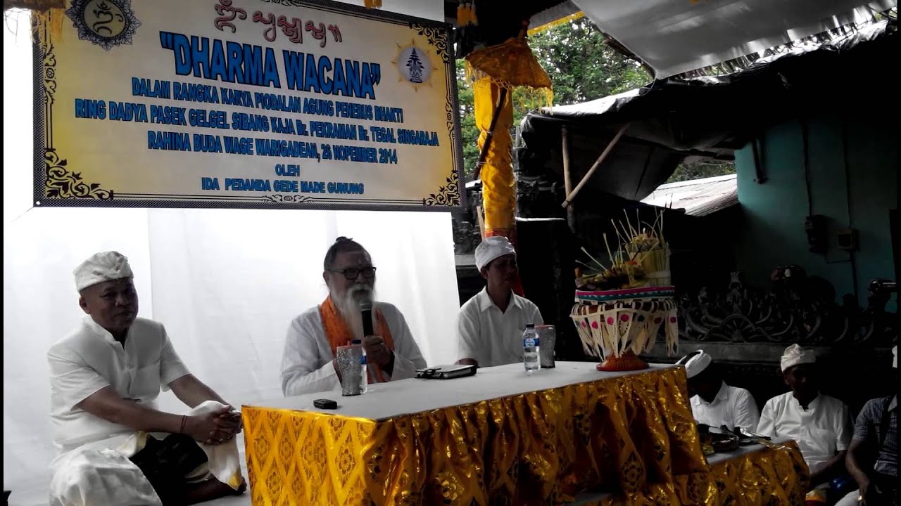 Dharma Wacana Ida Pedanda Gede Made Gunung. - YouTube
