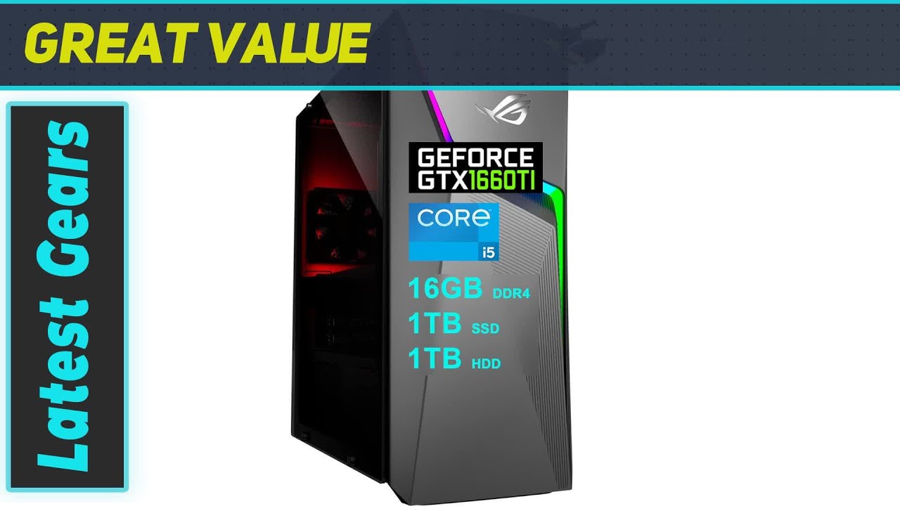 Asus ROG Strix G10CE 11th Gen i5 GTX1660Ti Gaming Desktop: Unleash Your ...
