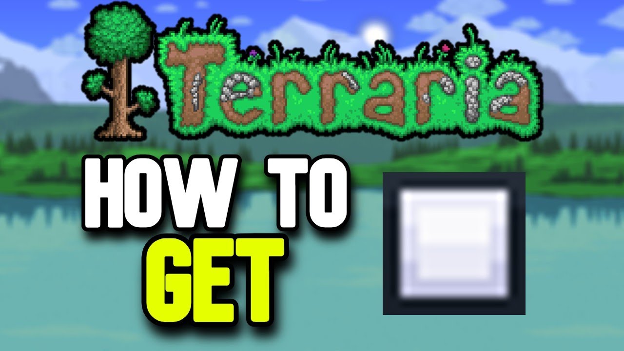 How to Get a Pixel Box in Terraria - YouTube