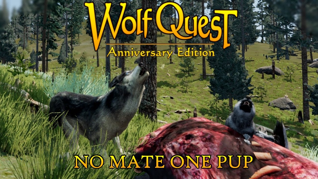 Wolfquest but I have NO MATE and ONE PUP ? ( part 2/2 ) - YouTube