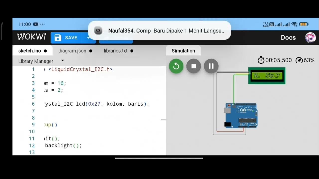 PEMROGRAMAN ARDUINO RUNNING TEXT - YouTube