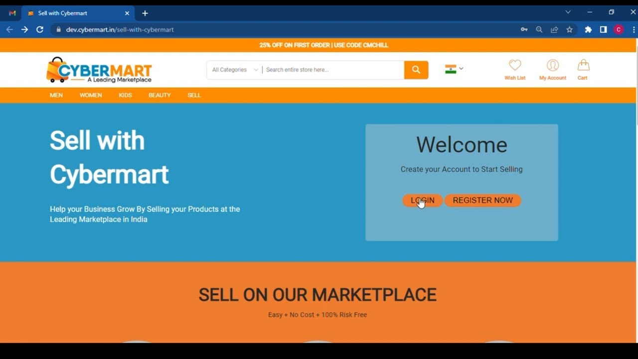 Get started selling online with CyberMart | Complete step-by-step seller registration process ...