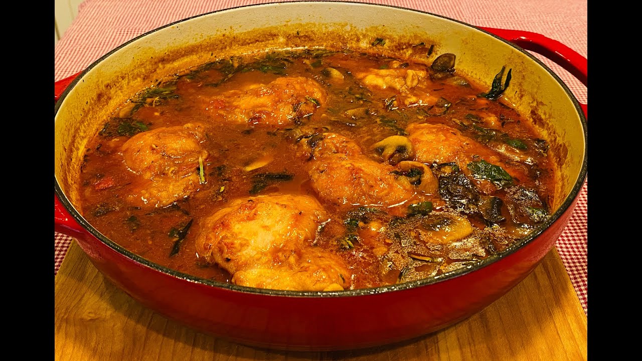 Chicken Chasseur - Hunter's Style Chicken - YouTube