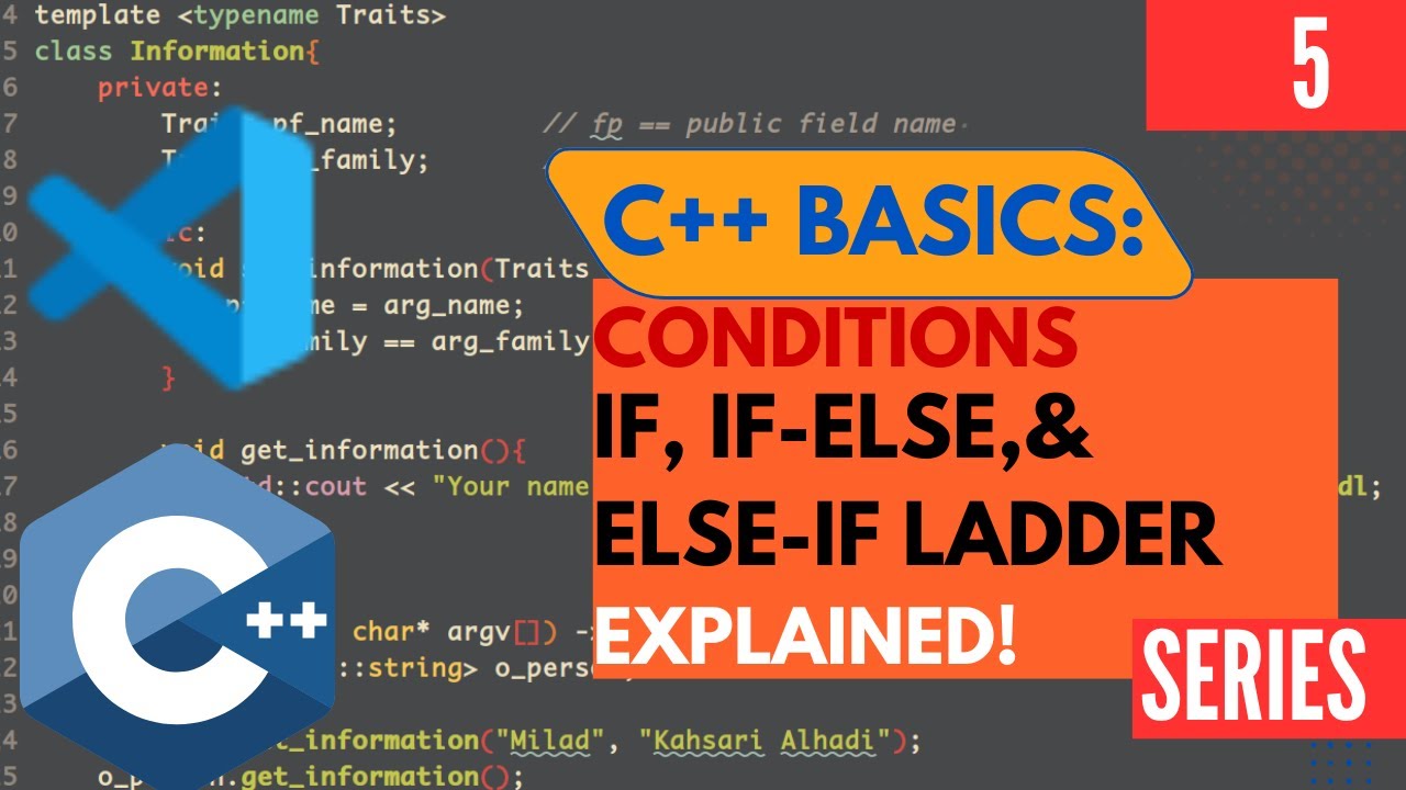 If Else Else If Ladder Conditional Statements In C C Course For Beginners Youtube