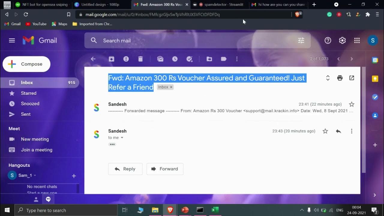 Email Spam Classification Using Python & Machine Learning - YouTube