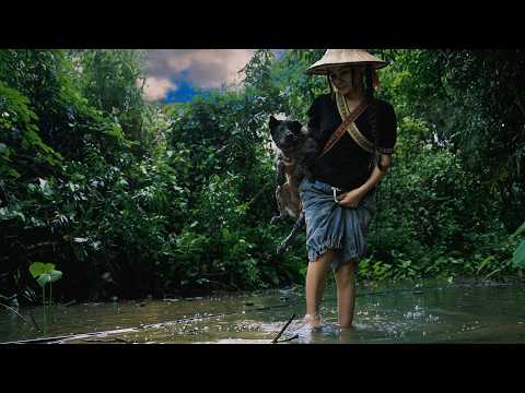 Heavy rains in northern Vietnam are threatening to submerge my fish pond.