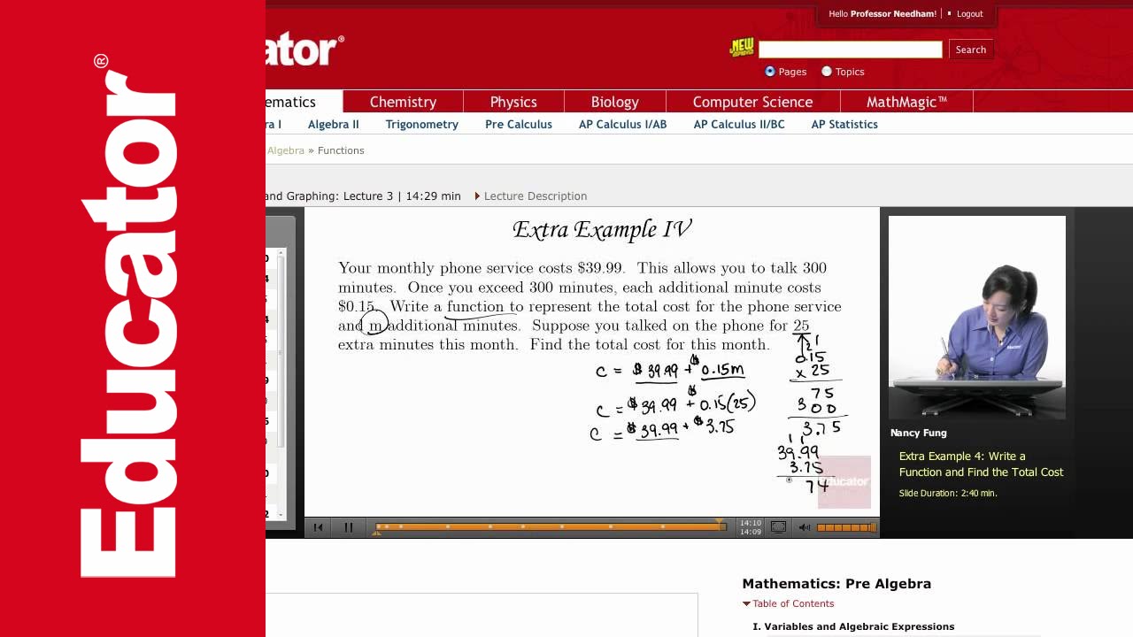 Pre Algebra Functions YouTube Pre Algebra Functions YouTube