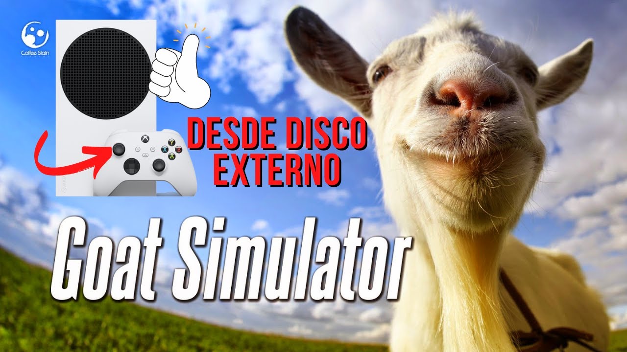 Asi va Goat Simulator en Xbox Series S 60fps (Disco Externo) - YouTube