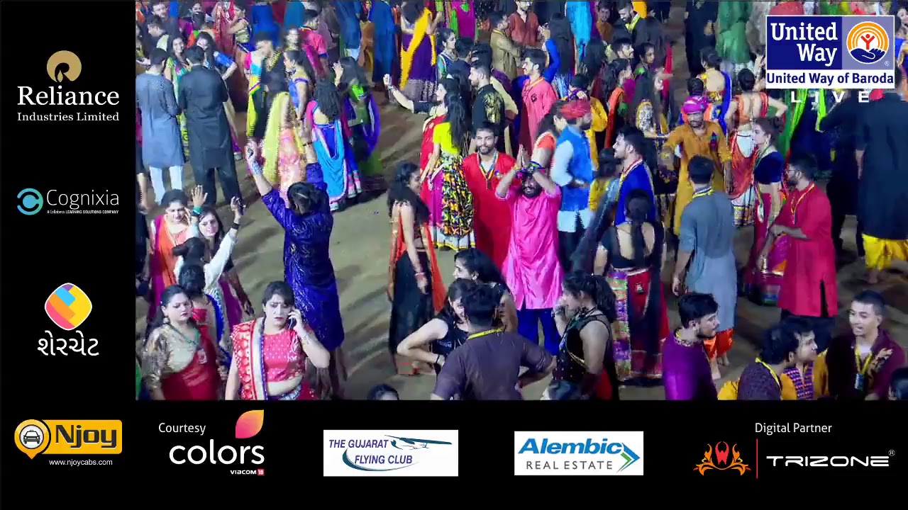 United Way Baroda - Garba Mahotsav By Atul Purohit - Day 7- Live Stream ...