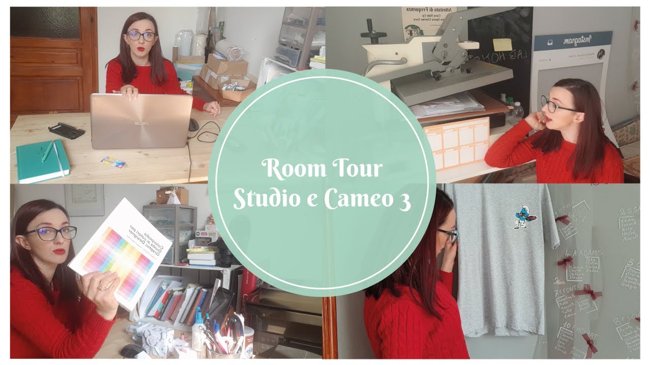 💻Room Tour 📚 // Studio + Cameo 3 - YouTube
