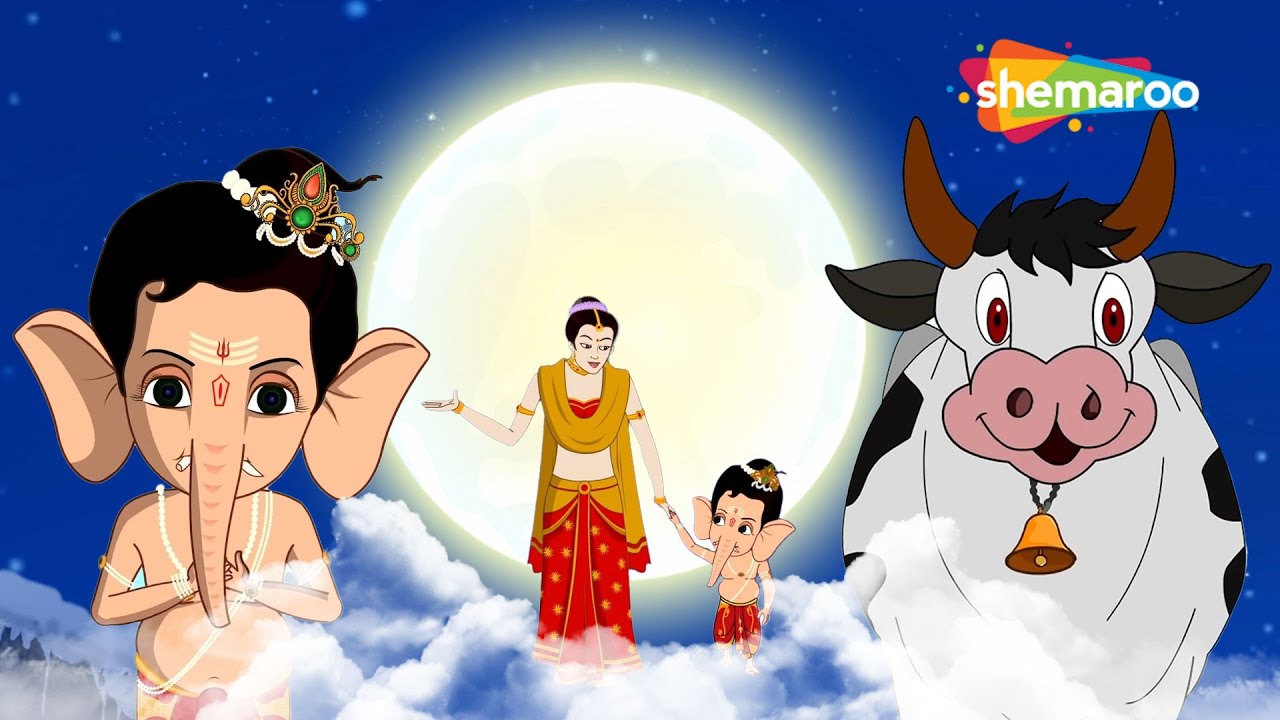 Bal Ganesh - Lets play with Mr Moon Rhymes & More Baby Rhymes ...