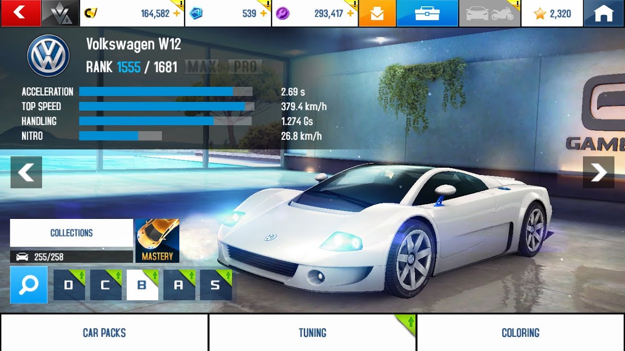 Asphalt 8 Volkswagen W12 : Rank 1555 MP tuned! C class Kings RIVAL?! 🤔 ...
