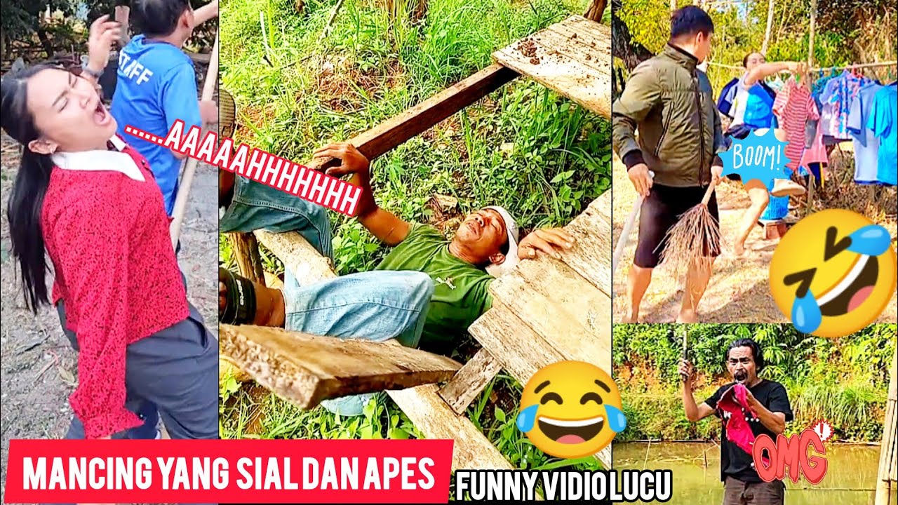 SUPER LUCU BIKIN NGAKAK‼️MANCING YANG SALAH SASARAN ⁉️ FUNNY VIDIO LUCU ...
